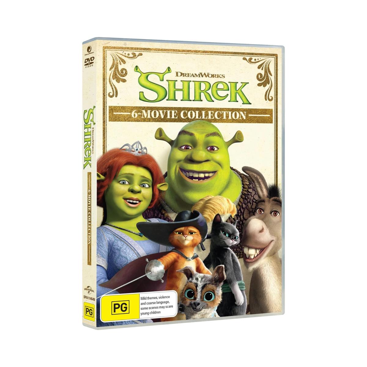 Shrek - 6 Film Collection (Shrek 1-4/Puss in Boots/Puss in Boots: The – DVD Hub