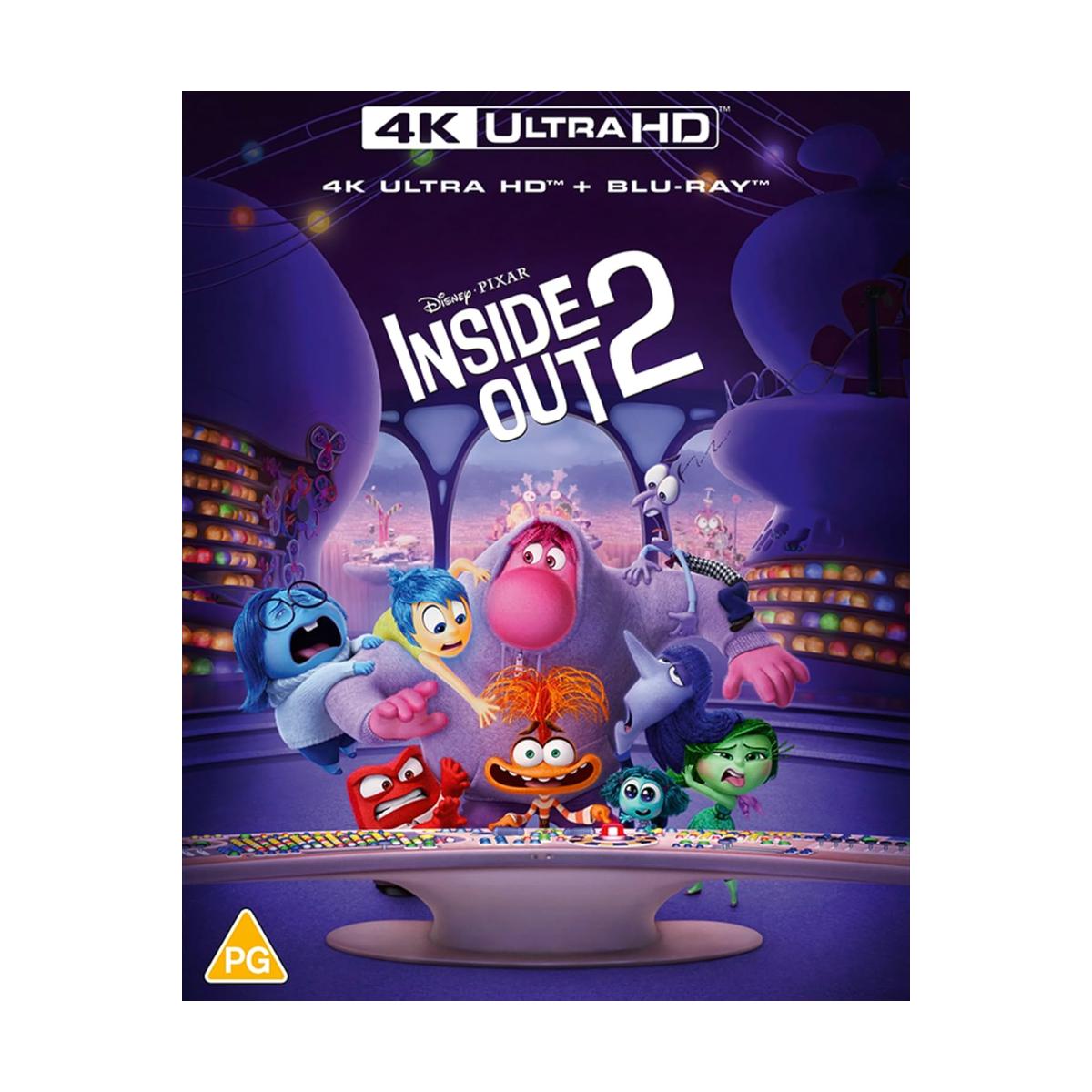 Inside Out 2 [4K Ultra HD + Blu-ray] – DVD Hub