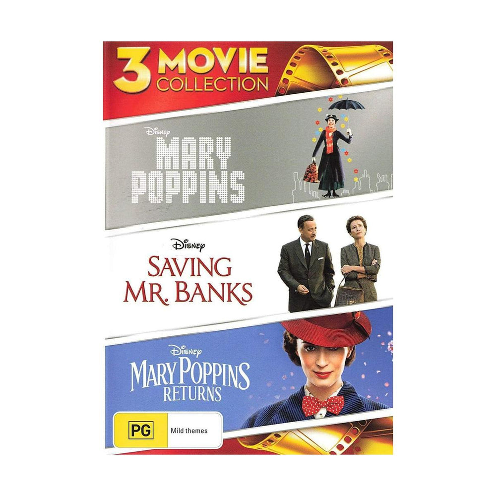 Mary Poppins / Saving Mr Banks / Mary Poppins Returns [DVD] – DVD Hub