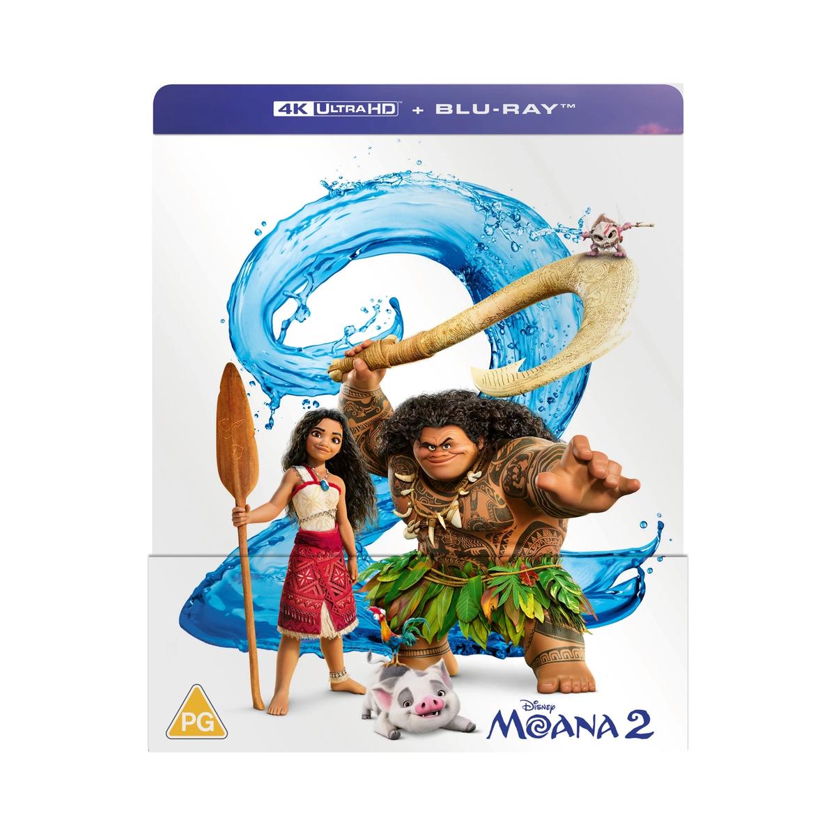 Moana 2 (Steelbook) [4K Ultra HD + Blu-ray] – DVD Hub