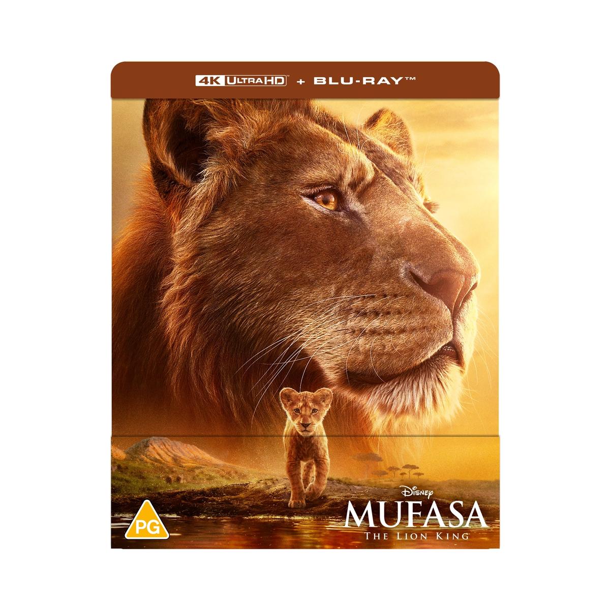 Mufasa: The Lion King (Steelbook) [4K Ultra HD + Blu-ray] – DVD Hub